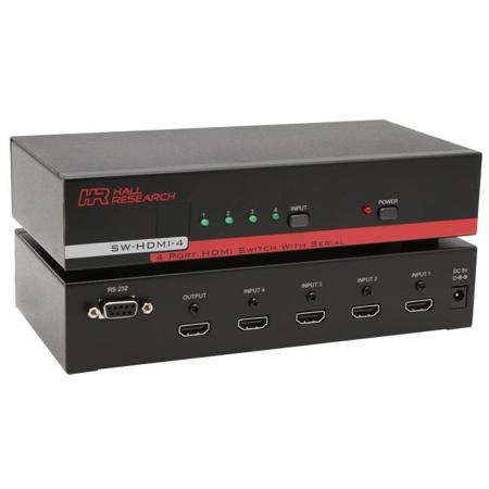 Hall Research HDMI 4-Port Switch SW-HDMI-4 - Adorama