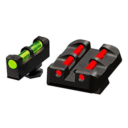 HiViz Interchangeable Front & Rear Target Sight Set f/Glock Pistols in ...