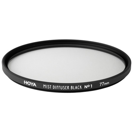 Hoya 77mm Mist Diffuser Black No. 1 Glass Filter S-77MDBK-10 - Adorama