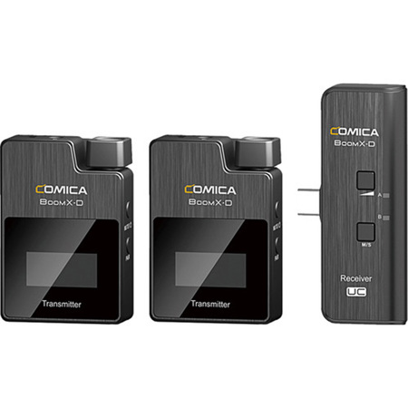 Comica Audio BoomX-D 2.4 GHz Dual Wireless Mic System for Android BOOMX-UC2