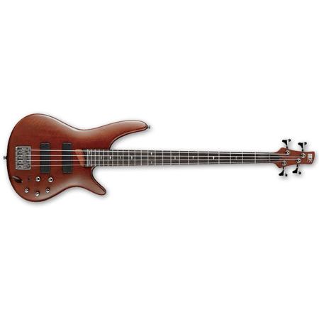 Ibanez SR Standard Series SR500 4-String Electric Bass Guitar, Brown ...