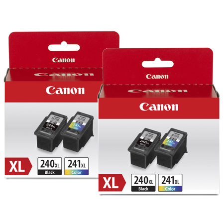 Canon PG-240 XL Black/CL-241 XL Color Ink Cartridge Value Pack for ...