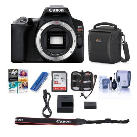 Canon EOS Rebel SL3 DSLR Body - Black - Bundle With Camera Case, 32GB ...