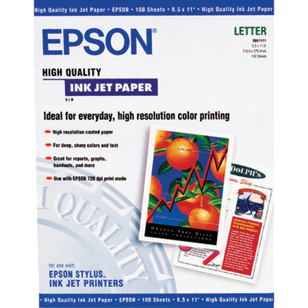 Epson Matte Premium Multi-Purpose Paper (8.3x11.7"), 100 Sheets