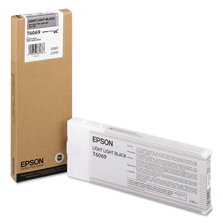 Epson T606900 UltraChrome 220ml Ink, for Stylus Pro 4880, Light, Light ...