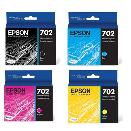 Epson T702 Standard Capacity DuraBrite Ultra Color Kit One T702-S K1