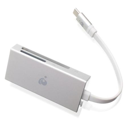 Iogear 3-in-1 USB Type-C Quantum Memory Card Reader, Supports SD ...