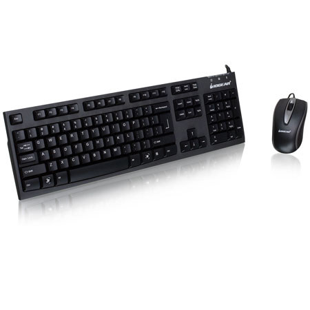 IOGEAR GKM513 Spill-Resistant Keyboard and Mouse Combo GKM513