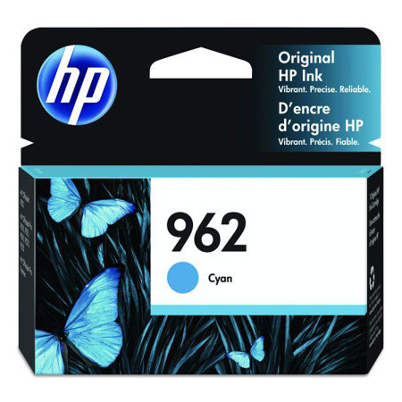 HP 962 Original Ink Cartridge, 700 Pages Yield, Cyan 3HZ96AN - Adorama