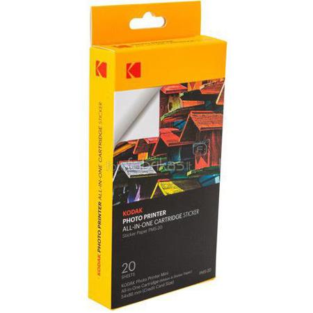 Kodak PMS-20 Photo Printer Mini Sticker Cartridge, 20 Sheets PMS-20