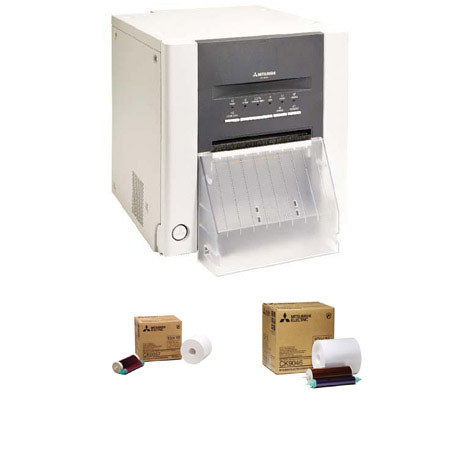 Mitsubishi CP-9550DW Digital Color Thermal Photo Printer - Bundle ...