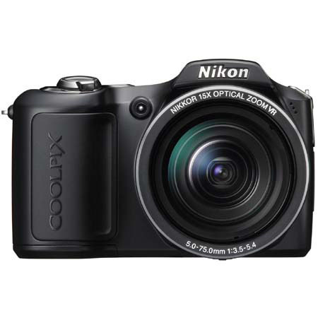 Nikon Coolpix L100 Digi Cam w/10.0 MP, 15x Opt Zm,Black - Adorama