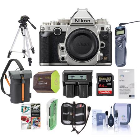 Nikon Df DSLR Body, Silver With Free PC Accessory Bundle - Adorama