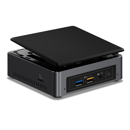 Intel NUC7i3BNK NUC Mini PC Kit, Intel Core i3-7100U 2.4GHz, M.2 Drive Expansion