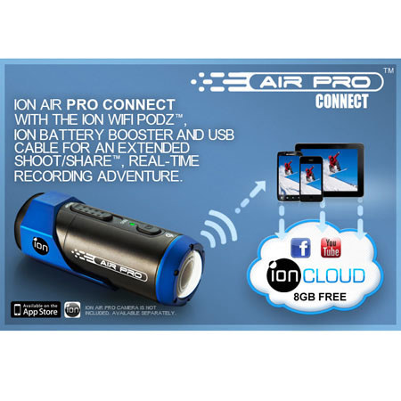 ION Air Connect Kit with Wi-Fi PODZ, Battery Booster, USB Cable