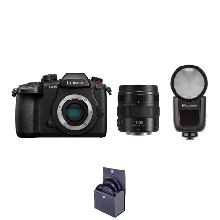 Panasonic Lumix GH5 II Mirrorless Camera with 12-35 F/2.8 Lens with ...