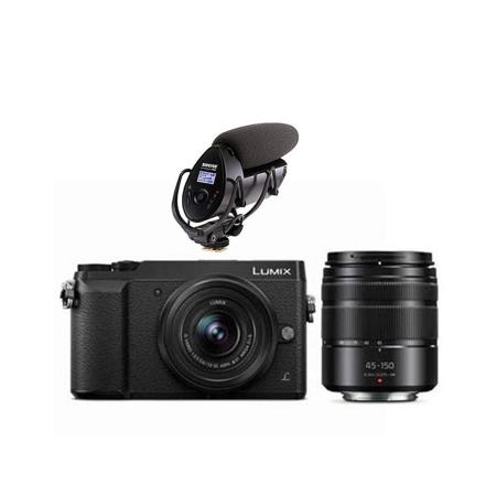 Panasonic Lumix DMC-GX85 Mirrorless Camera - Black, with Lumix G Vario ...