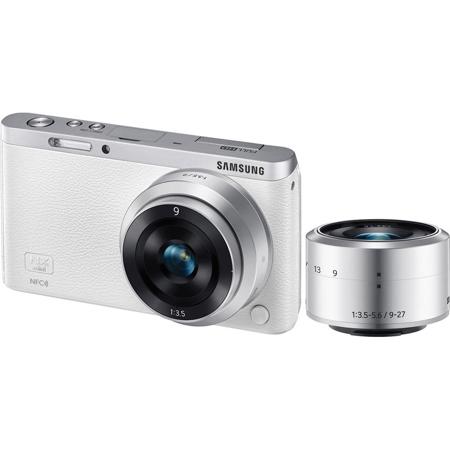 Samsung NX Mini Mirrorless Digital Camera w/9mm/9-27mm Lenses & Lens ...