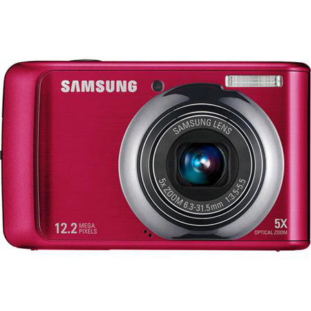 Samsung SL502 12 MP Digital Camera, Red ECSL502ZBPRUS - Adorama