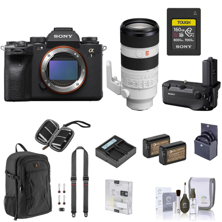 Sony Alpha a1 Camera w/FE 70-200mm f/2.8 GM OSS II Lens & Grip ...