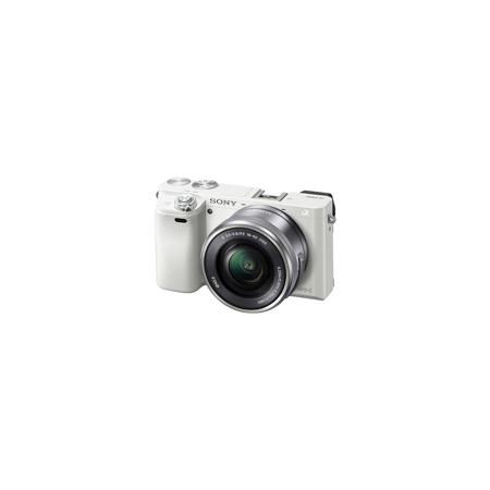 Sony Alpha A6000 Mirrorless Digital Camera with 16-50mm E-Mount Lens- White