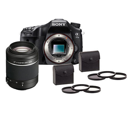 Sony A77 Mark II Translucent Mirror DSLR Digital Camera with Sony 55 ...