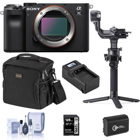 Sony Alpha 7C Mirrorless Digital Camera Body, Black with DJI RSC 2 ...