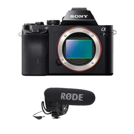 Sony Alpha a7 Mirrorless Digital Camera w/Rode Microphones VideoMic Pro ...