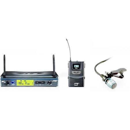 JTS IN64TB UHF PLL Body-Pack Transmitter w/ CM-501 Electret Lavaliere ...