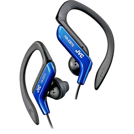 JVC HA-EB75-A Sports Ear Clip Headphones, Blue HAEB75A - Adorama
