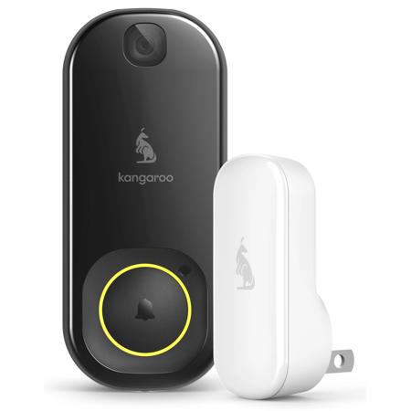Kangaroo B0008 Wi-Fi Doorbell Camera + Chime + Porch Protection