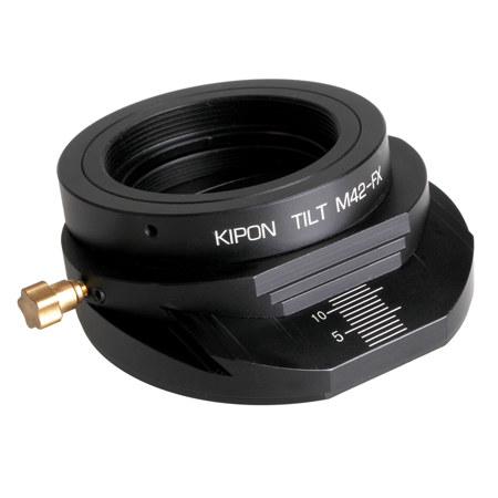 Kipon Tilt Lens Mount Adapter from Pentax Screw M42 to Fuji X Body KP-LA-T-FJX-PXS