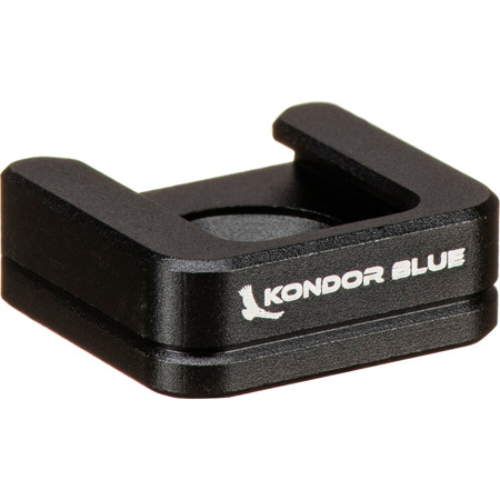 Kondor Blue Cold Shoe Receiver Plate, Raven Black - Adorama