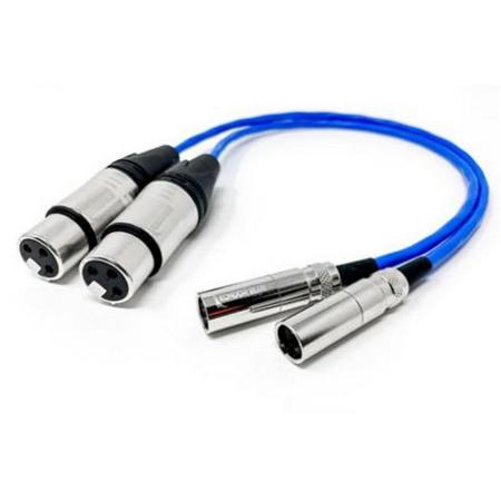 Kondor Blue 16" Mini XLR Male to XLR Female Audio Cable for Blackmagic ...