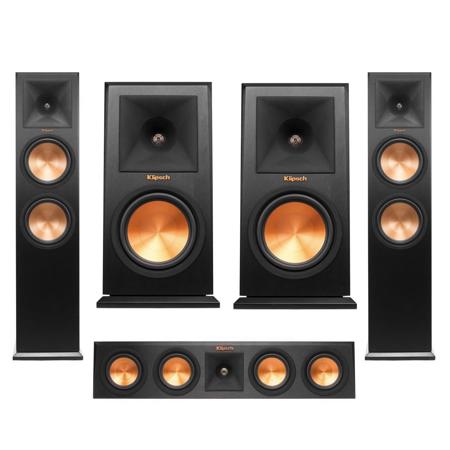 Klipsch 2x RP-280FA Front Speaker W/RP-440C Center Speaker/RP-160M ...