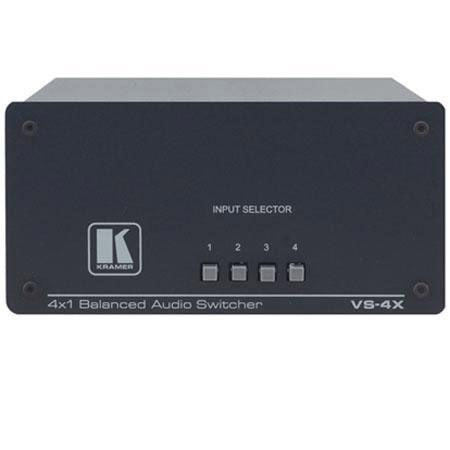 Kramer Electronics Kramer VS4X 4x1 Video/Audio Mechanical Switcher VS4X