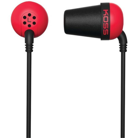 Koss Plug Earbud Noise Isolating Headphones with Memory Foam Cushions ...