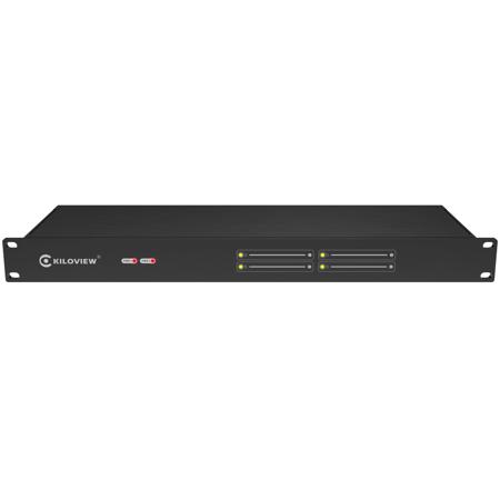 Kiloview Cradle 1RU 4-Channel Redundant Power Rackmount Chassis
