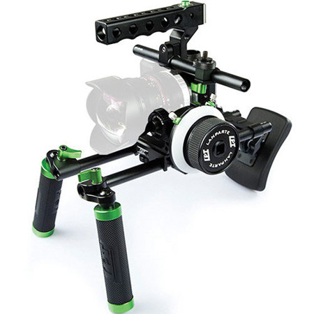 Lanparte Blackmagic Pocket Cinema Camera Basic Handle Rig with Follow Focus