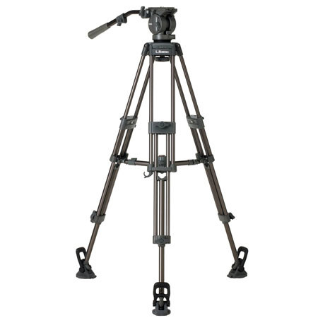 Libec LS55M2A Two Stage Tripod H55 Fluid Head 22 lbs - Adorama