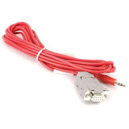 Lectrosonics AMX/Crestron Cable with DB-9 to 3.5mm Stereo Mini Plug, Red