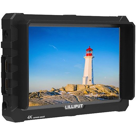 Lilliput A7S 7" Full HD HDMI Field LED Monitor, 4K Support A7S-BLACK
