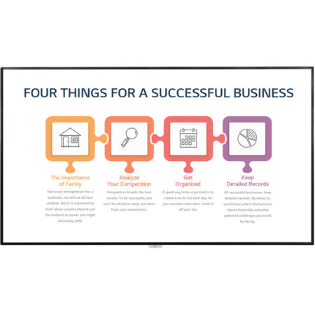 LG 98UM3DG-H 98" Class 4K UHD Digital Signage Commercial Smart IPS LED ...