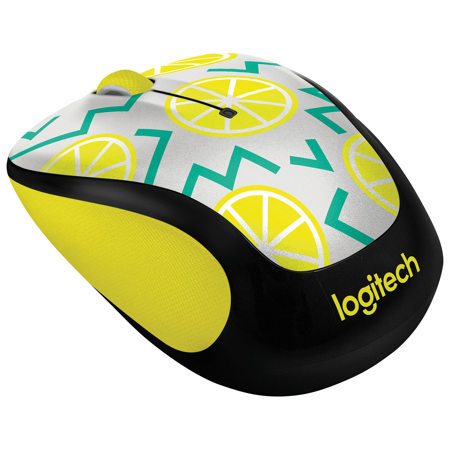 Logitech Party Collection M325c Wireless Optical Mouse, Lemon 910-004682