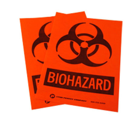Lynn Peavey Small Biohazard Label, 250 Pack - Adorama