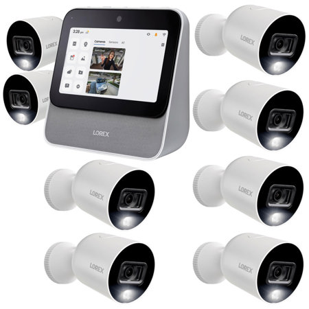 Lorex Smart Home Security Center, Bundle with 6x 1080p Indoor/Outdoor ...