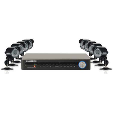 Lorex Vantage 8 Channel DVR 500GB 8 Weatherproof Security Camera System