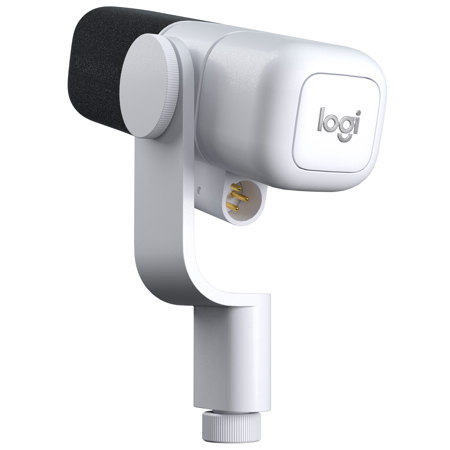 Logitech Blue Sona Active Dynamic Supercardioid XLR Microphone,Off-White