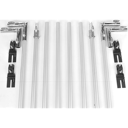 Matthews 20' x 20' Butterfly / Overhead Frame, 1-1/4" Schedule 40 Pipe ...