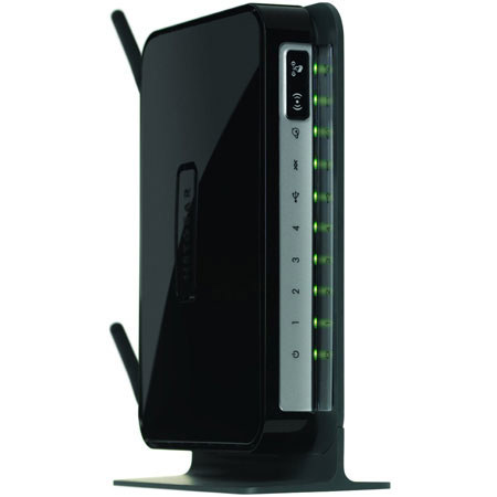 Netgear N300 Wireless ADSL2 + Modem Router DGN2200-100NAS - Adorama